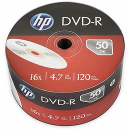 HP DVD-R 4.7GB, 120Min, 16x, Bulk-Pack, 50 CDs