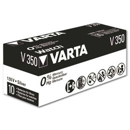 Varta Knopfzelle Silver Oxide, 350 SR42, 1.55V, 10 Stück