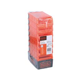 Black & Decker BLACK & DECKER Stapelbox, 8 Stück, 160x100 mm, orange