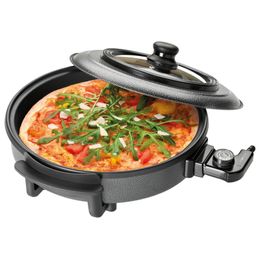 Clatronic Pizza-Partypfanne PP 3402, Ø 36 cm, 1500 W, schwarz