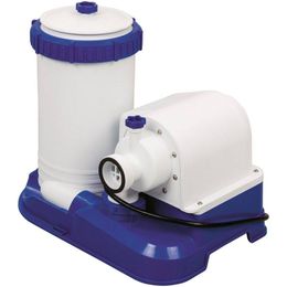 Bestway Kartuschen-Filterpumpe Flowclear™, Pumpenleistung ca. 9.463 Liter pro Stunde, blau|grau|weiß