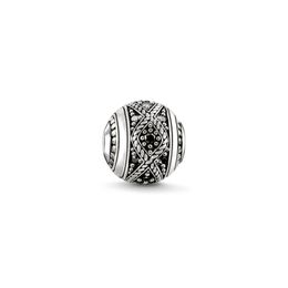 Thomas Sabo Bead Schwarzer Love Knot