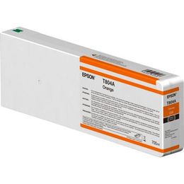 Epson Tintenpatrone UltraChrome HDX orange 700 ml T 804A