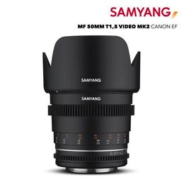 Samyang MF 50mm T1,5 VDSLR MK2 Canon EF