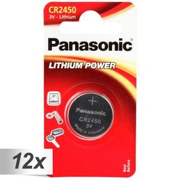 12x1 Panasonic CR 2450 Lithium Power