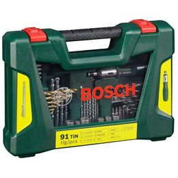 Bosch V-Line Titanium Bohrer + Bit Set 91tlg.