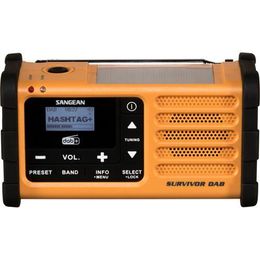 Sangean MMR-88 DAB+ gelb Notfall/Kurbel/Solar Radio