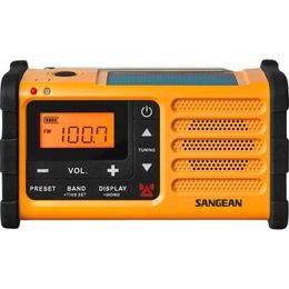 Sangean MMR-88 (Survivor M8) gelb Notfall/Kurbel/Solar Radio