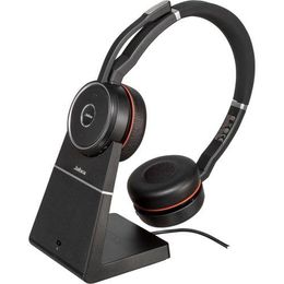 Jabra Evolve 75 SE MS Wireless On-Ear Headset m. Ladestation