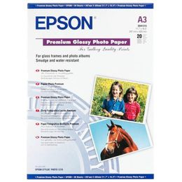 Epson Premium Glossy Photo Paper A 3, 20 Blatt, 255 g S 041315