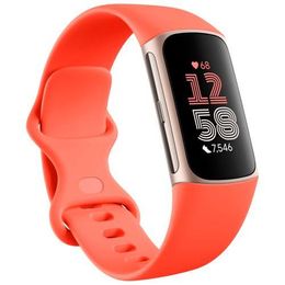 FITBIT Charge 6 coral band/champagne