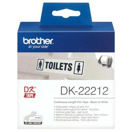 Brother Endlosetiketten Film weiß, 15,24 m x 62 mm DK-22212