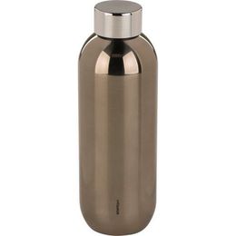 Stelton Keep Cool Thermoflasche 0,6l dark gold