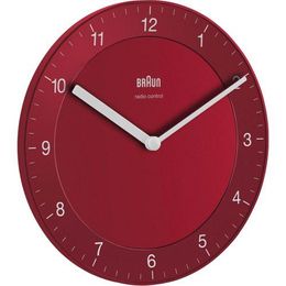 Braun BC 06 R-DCF Funkwanduhr rot