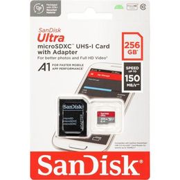 Sandisk Ultra microSDXC A1 256GB 150MB/s Adapt.SDSQUAC-256G-GN6MA