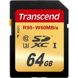 Transcend SDXC 64GB Class 10 UHS-I U3 Ultimate