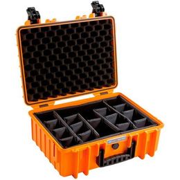 B&W International B&W Outdoor Case 5000 inkl. divider system orange