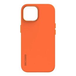 Decoded AntiMicrobial Silicone Backcover iPhone 15 Plus Apricot