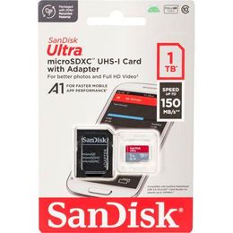 Sandisk Ultra microSDXC A1 1TB 150MB/s Adapt.SDSQUAC-1T00-GN6MA