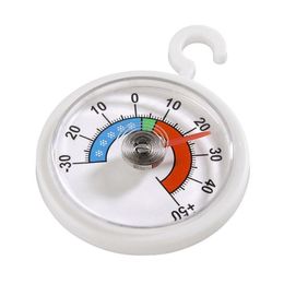Xavax Kühlschrankthermometer Gefrierschrankthermometer rund, Thermometer für Kühlschrank, weiß