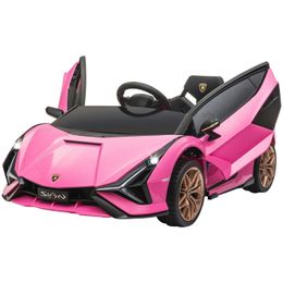 Jamara Elektro-Kinderauto Ride-on Lamborghini Sián FKP 37, Belastbarkeit 25 kg, rosa