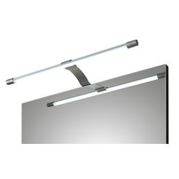 LED-Bad-Spiegelleuchte - silber - Metall, Kunststoff - 40 cm - 4 cm - 9,5 cm - Sconto