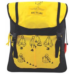 Cityrucksack BAG TO LIFE "Cargo Backpack BC" Gr. B/H/T: 33 cm x 40 cm x 9 cm, gelb (gelb, schwarz) Rucksäcke