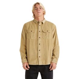 Quiksilver Langarmhemd »Ancestral Generation« Olive Gray M - M M M Stoff: Baumwollkord