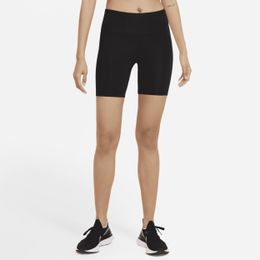 Nike Fast Damen-Laufshorts mit mittelhohem Bund (ca. 18 cm) - Schwarz