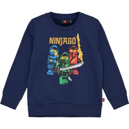 Lego Wear LEGO® wear Sweatshirt, Baumwolle, Print-Motiv, für Kinder, blau, 104
