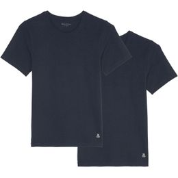 Marc O'Polo Marc O'Polo Essentials Unterhemd, 2er Pack, für Herren, blau, L