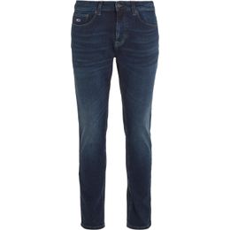 Tommy Jeans Jeanshose, Five-Pocket, Label, für Herren, blau, 33/34