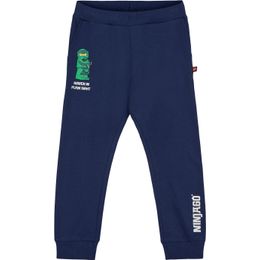 Lego Wear LEGO® wear Jogginghose, Aufdruck, Gummibund, für Kinder, blau, 128