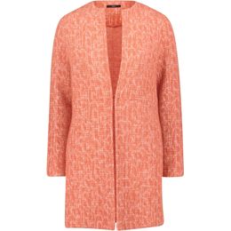 Zero Strickjacke, meliert, für Damen, orange, 40