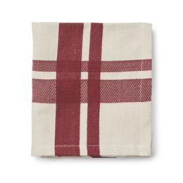 Humdakin - Geschirrtuch Organic Cotton, 45 x 70 cm, red check (2er-Set)