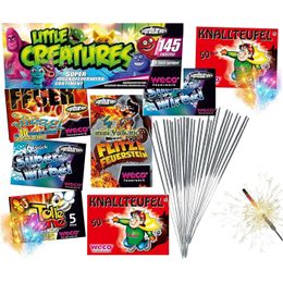 happy sparks® Geburtstagskerze 5x 145 Teile Little Creatures