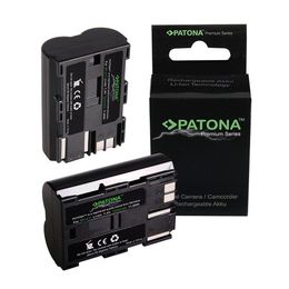 Patona 2x Akku für Canon BP-508 BP-512 Kamera-Akku Ersatzakku Kameraakku 1600 mAh (7