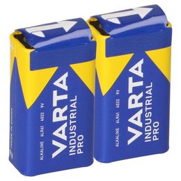 Varta 2x 9V-Block-Batterien 6LR61 MN1604 Varta 4022 Industrial Batterie Batterie