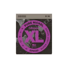 D'Addario Daddario Saiten, EPN120 9-41 Pure Nickel Super Light