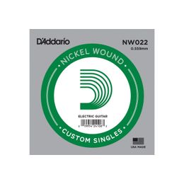 D'Addario Daddario Saiten, NW022 Nickel Wound Einzelsaite