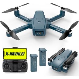 X-IMVNLEI Drohne (1080P, 2 Kameras 40km/h Max Windbeständig 4 Level drohnen 5G WiFi FPV Duale)