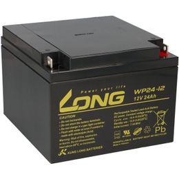 KUNG LONG Akku für Panasonic LC-P1224APG 12V 24Ah AGM Batterie Bleiakkus