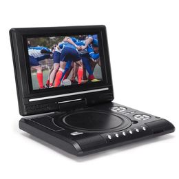 AKKEE Tragbarer DVD Player 270 Grad Drehung DVD-Player (Mit 7