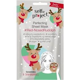 Selfie Project Gesichtsmasken Tuchmasken Perfektionierende Maske#Red-Nosed Rudolph