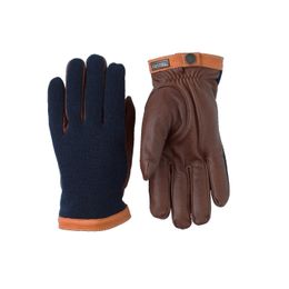 Hestra Lederhandschuhe Hestra Deerskin Wool Tricot Gloves