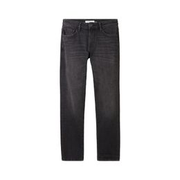 Tom Tailor Herren Marvin Straight Jeans, schwarz, Uni, Gr. 32/36