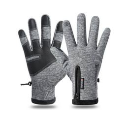 FIDDY Skihandschuhe Winddichte Touchscreen-Handschuhe für Herren