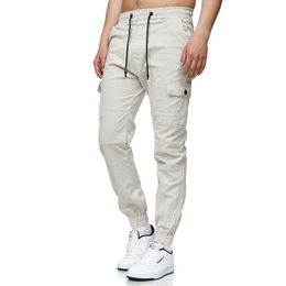 John Kayna Cargojeans Herren Cargo Hose Slim Fit Utility Jeans Männer Chino Herrenhose Stoff (Chino Cargohose Streetwear
