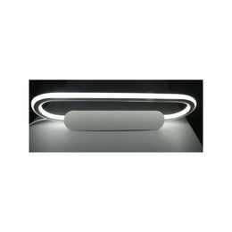 Meditrade GmbH Trade Shop Traesio - Wand-LED-Spiegellampe, 16 w, ovale Badezimmerleuchte, 3000 k, 6500 k, 4000 k, 45 cm, F06 Kühles Weiß - Kühles Weiß