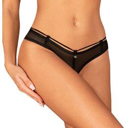 Obsessive String „Roxelia“ aus transparentem Material, ouvert